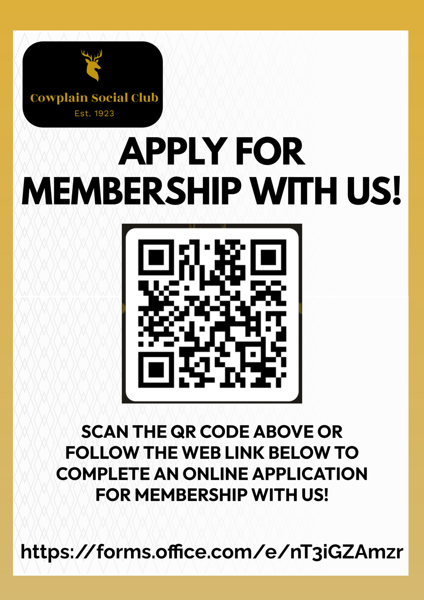 Membership 📃 – Cowplain Social Club